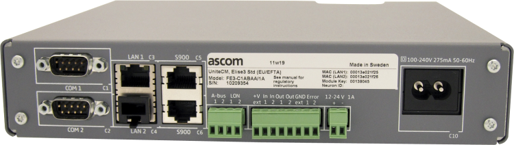 Ascom Unite CM Elise3 Standard | www.businesscom.cz