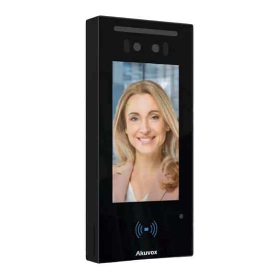 Akuvox A05C - IP přístupový terminál s FaceID, NFC, BT a QR code | www ...